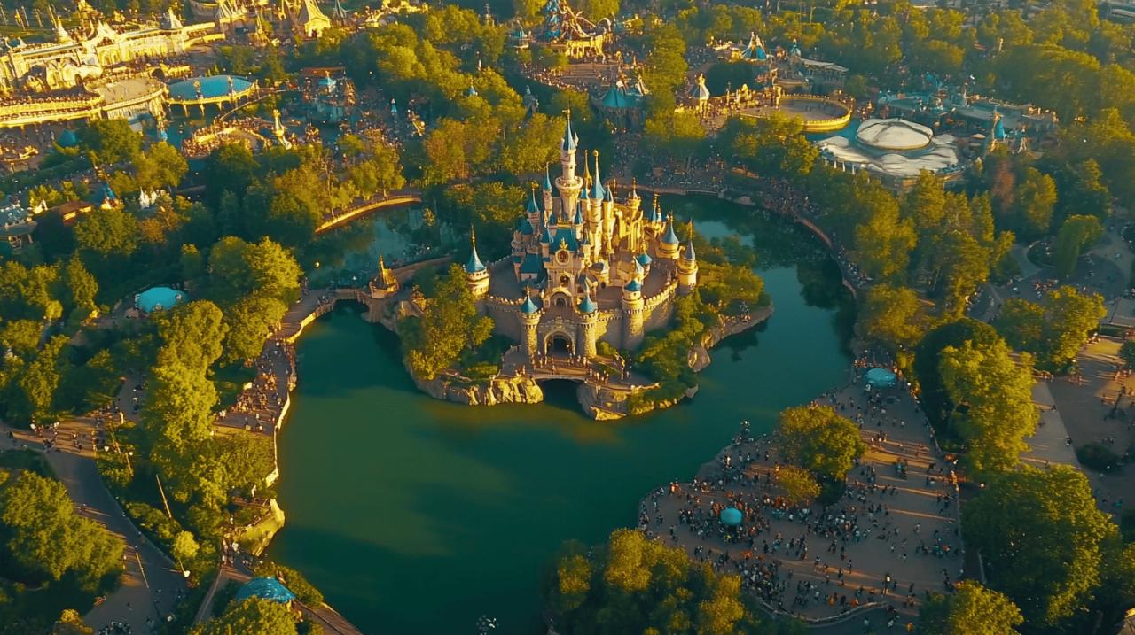 Taille Disneyland Paris : L'evolution impressionnante du domaine depuis ...